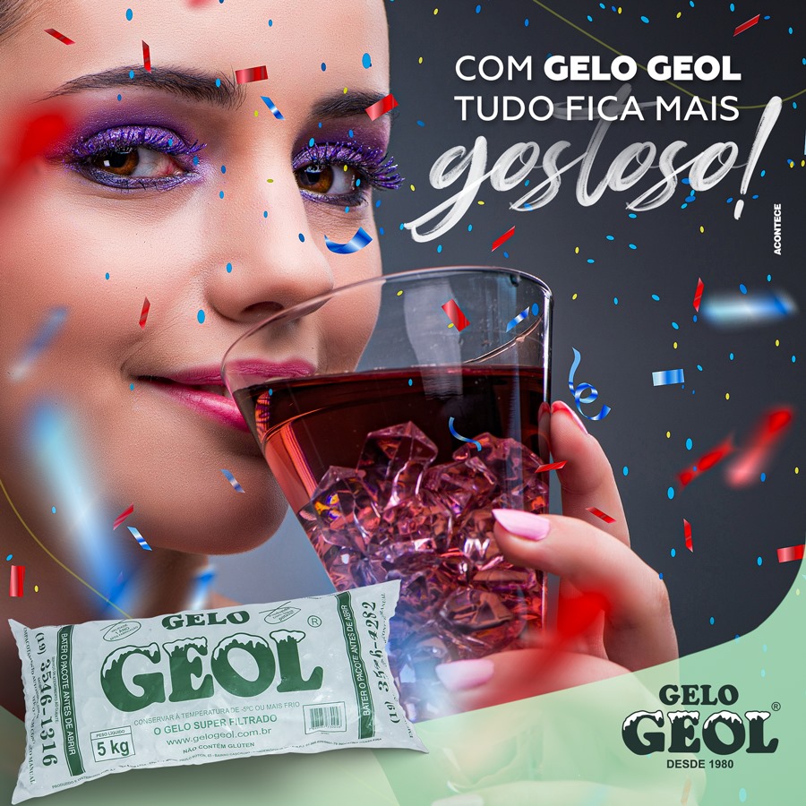 Tudo fica mais gostoso com Gelo GEOL - Indústria de Gelo GEOL